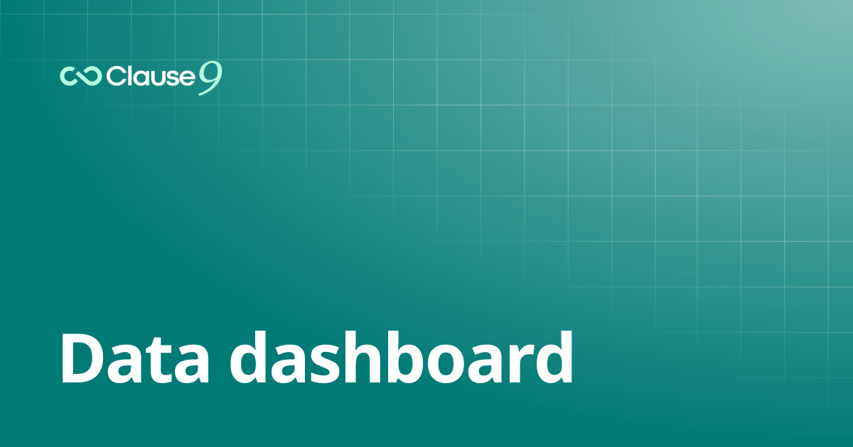 Data dashboard | Clause9